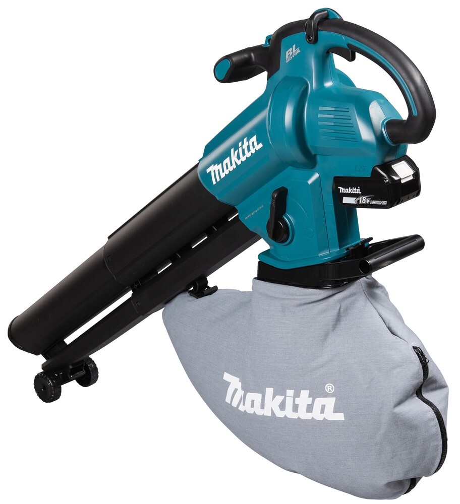 Makita DUB187Z 18V LXT Brushless Cordless Leaf Blower Vacuum + Bag + T ...