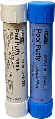 EpoxyBond White Epoxy Putty for Swimming Pool Spa Tile Plaster Cracks ...