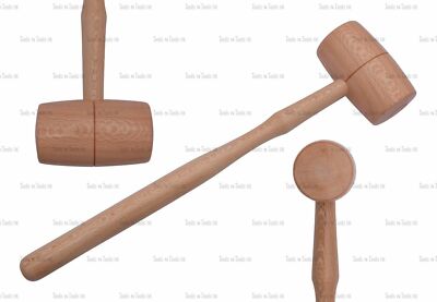 German Style Vintage Hammers Wood Mallet Jewelry Crafts 3 Sizes Wooden ...