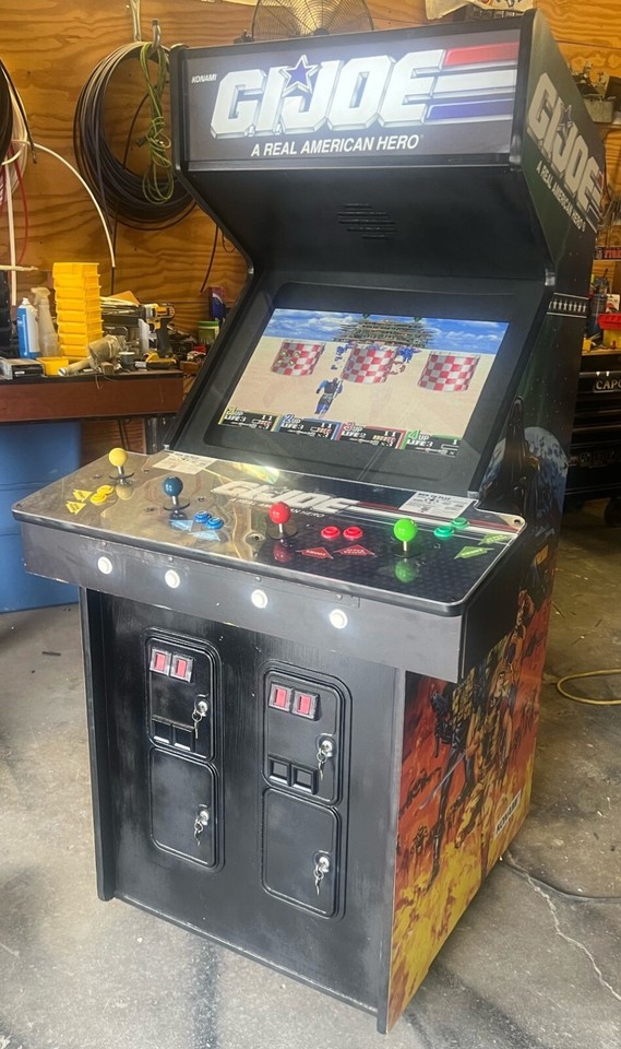 G.I. JOE ARCADE MACHINE bY KONAMI 1992 (Excellent Condition) *RARE* | eBay
