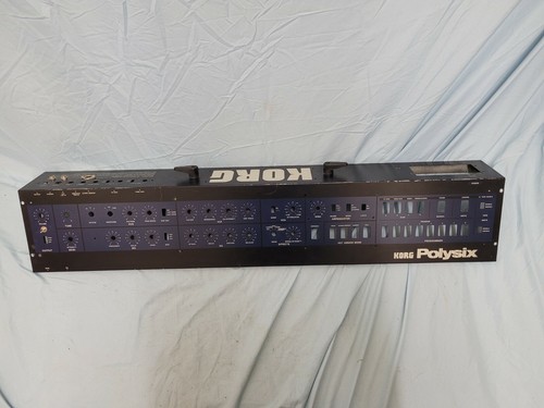 Korg Polysix Synthesizer Original Metal Front Faceplate | eBay