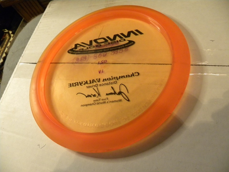 Innova Champion 5X JK Valkyrie 150 gram golf disc patent# preflight ...