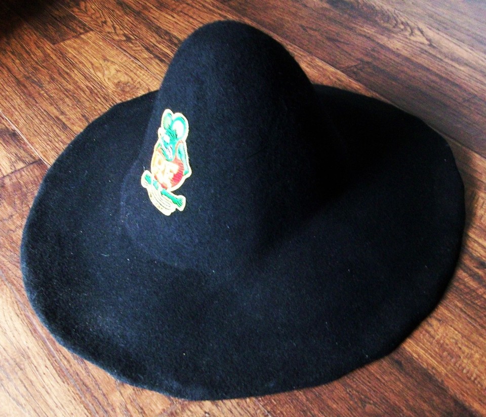 ED BIG DADDY ROTH "CUSTOM" RAT FINK FELT HAT HILLBILLY CRASH HELMET HOT ...