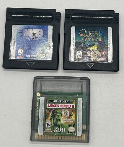 Vintage Nintendo Game Boy Color Games Lot of 3 Untested - Free Shipping ...