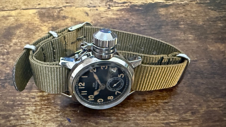 WW2 HAMILTON MILITARY WATCH A-11 USN BUSHIPS WITH NEW CANTEEN CASE ! | eBay