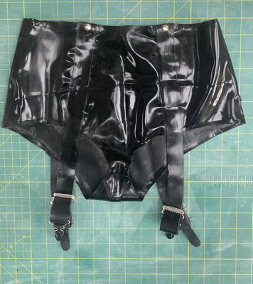 ️ 4 Suspender Latex Rubber fetish lingerie Briefs Size 18 £122 | eBay