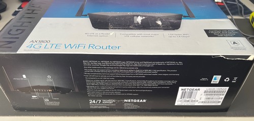 NETGEAR Nighthawk 4-Stream AX4 WiFi 6 Router (LAX20) – AX1800 WiFi. New ...