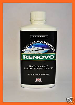RENOVO MARINE / BOAT CANVAS REVIVER, "NAVY BLUE" 500ml. | eBay UK