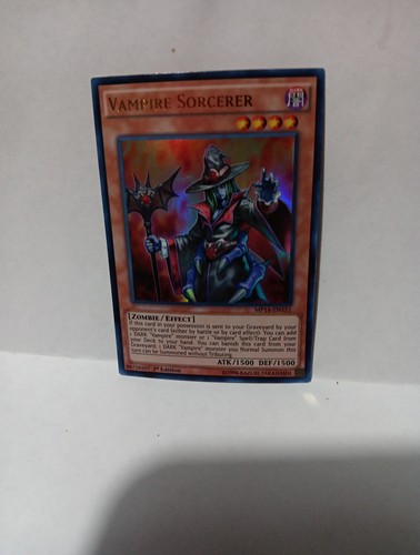 YUGIOH Vampire Sorcerer, MP14-EN151, Ultra Rare, 1st Edition | eBay