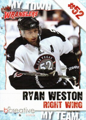 Ryan Weston 2011-12 Las Vegas Wranglers | eBay