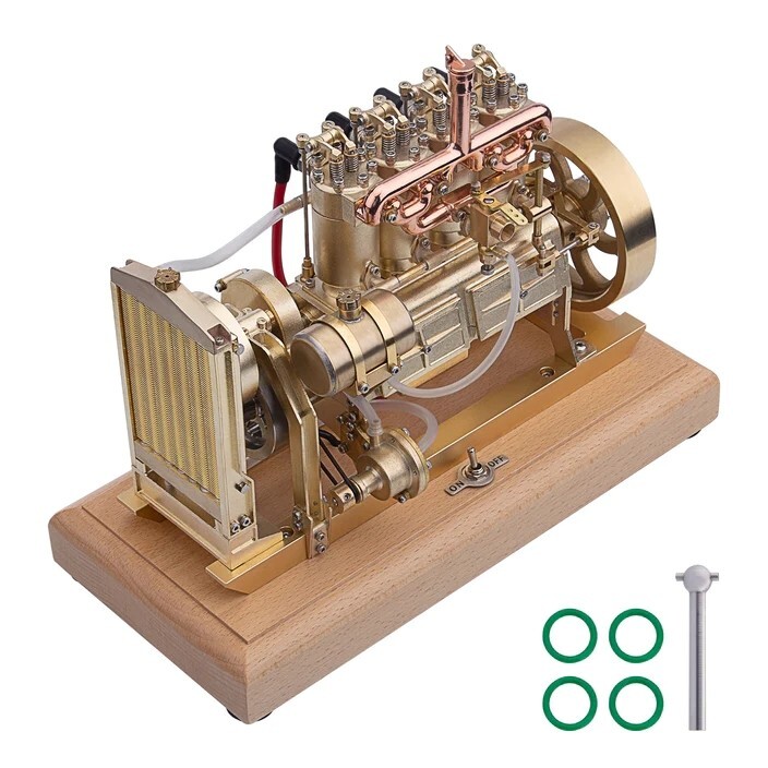 NEW Holt Vertical 4-cylinder OHV Gas Engine H75 Internal Combustion ...
