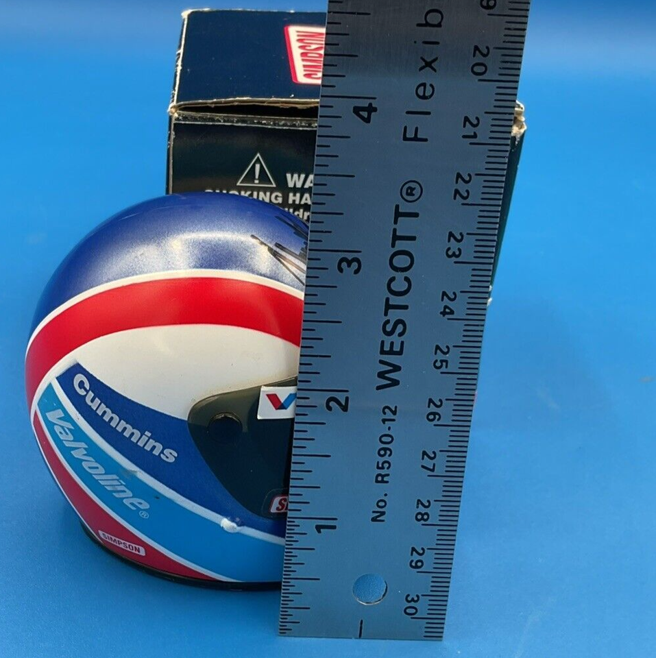 SIMPSON HELMETS MARK MARTIN SIGNED Du Pont Valvoline NICE Fast Free ...