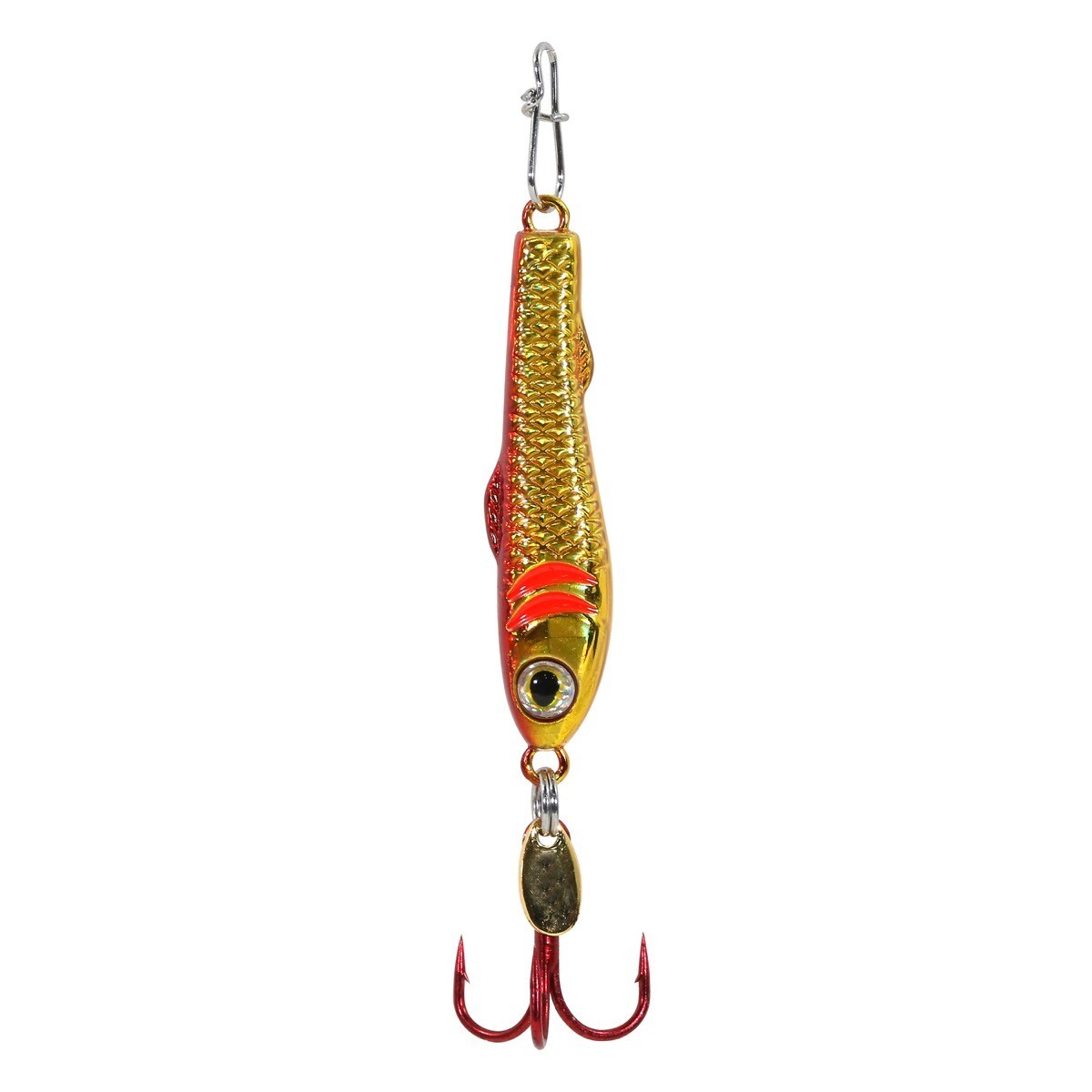 Clam Pinhead Pro 1/16 oz - Gold Red Holo - #14 Treble Hook Ice Jig | eBay