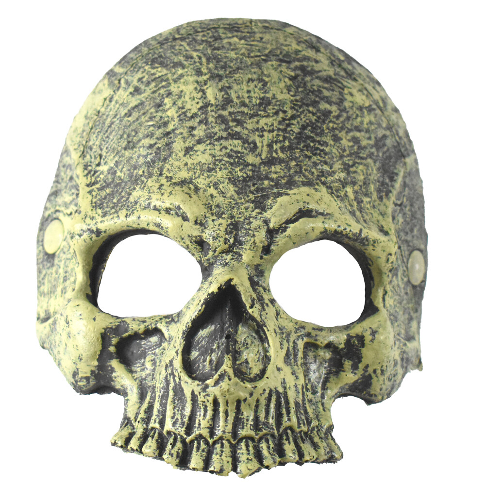 Green Foam Skeleton Skull Costume Halloween Face Mask