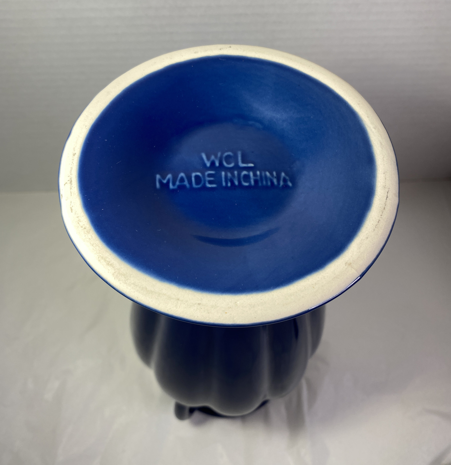 WCL pottery Ceramic vase cobalt blue 10.5” tall | eBay