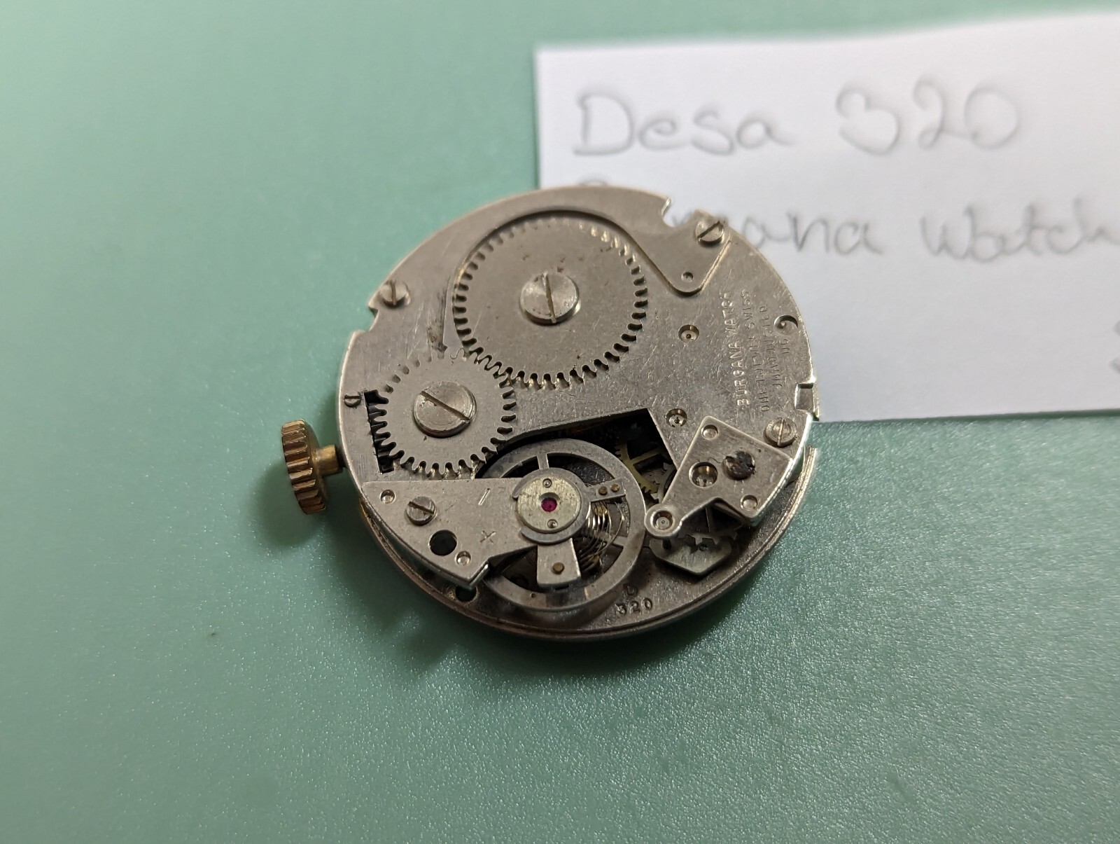 Desa 320 One Jewel Burgana Watch Movement Spares Or Repair | eBay UK