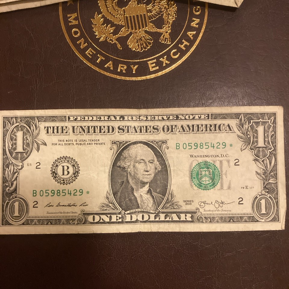 2013 B Series Duplicate Star Note Error ONE Note ONLY See Description ...