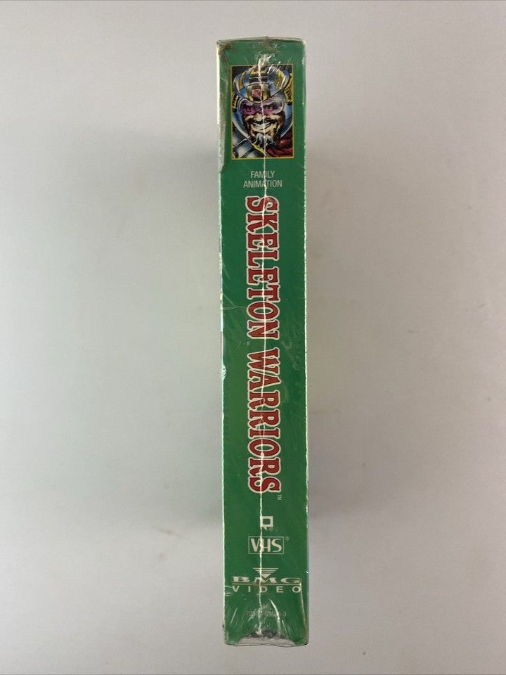 Skeleton Warriors - V. 2 (VHS, 1995) with Temporary Tattoo Card Insert ...