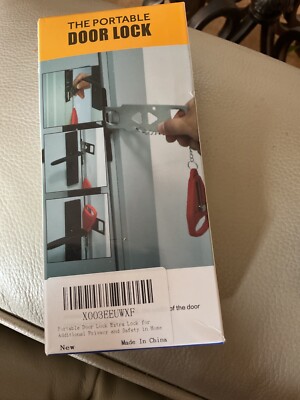 Portable Door Lock ~ Home Door/Security Door ~ Travel, Renters ...