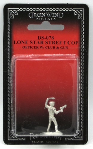 Ral Partha DS-078 Lone Star Street Cop Officer with Club & Gun ...