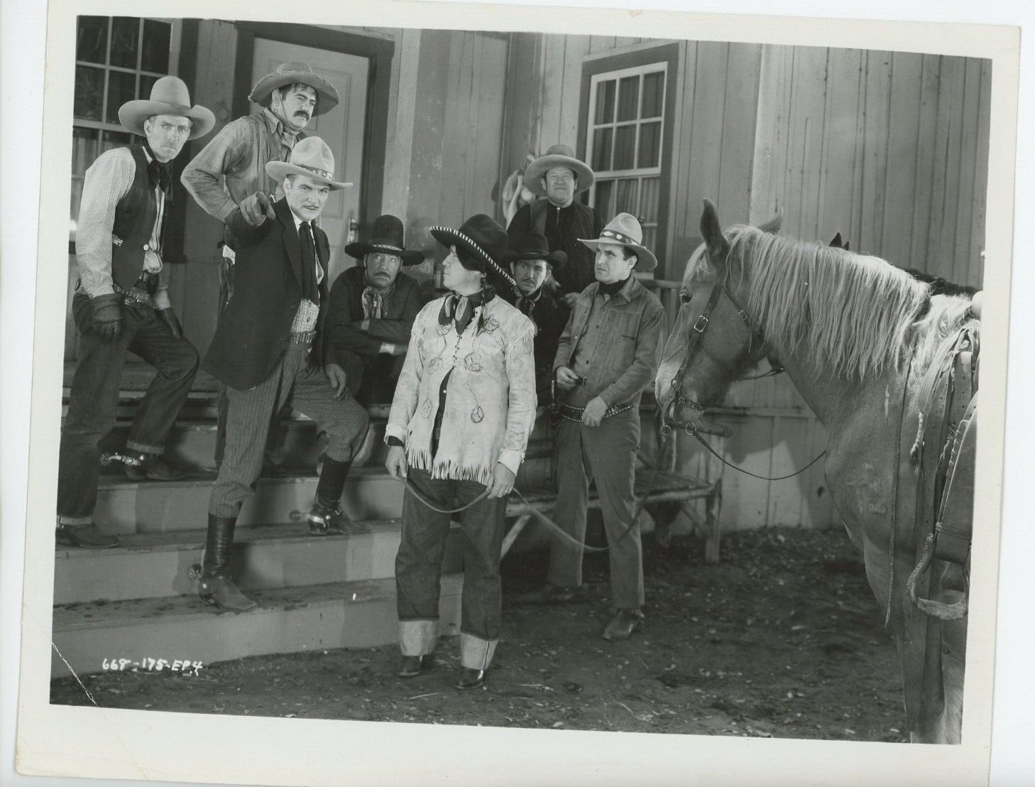 Vintage 8x10 Photo Adventures of Red Ryder 1940 Don "Red" Barry Noah ...