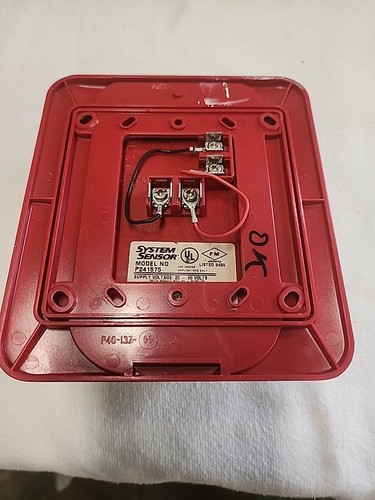 System Sensor P241575 SpectrAlert Fire Alarm Horn/Strobe | eBay