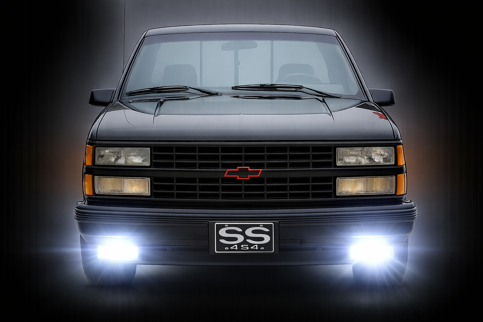 88-98 OBS Chevy GMC c/k lower valance with fog lamps 454ss style | eBay