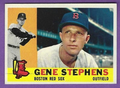 1960 Topps - #363 Gene Stephens - Boston Red Sox - ExMt+ | eBay