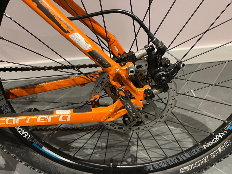 Orange Carrera Vengeance Men's Mountain Bike 27.5 Wheels 24 Speed ...