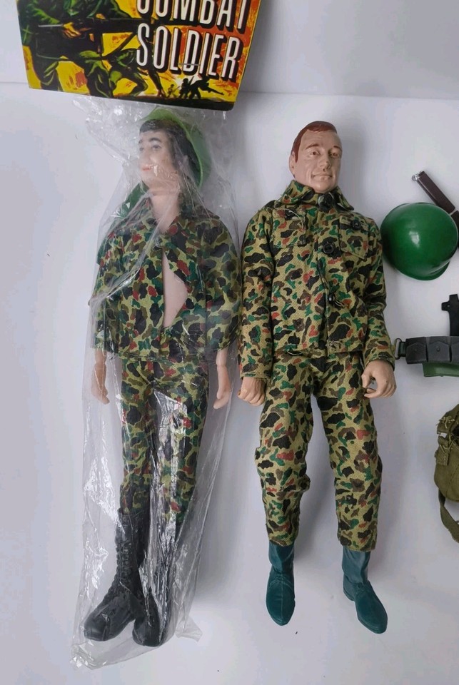 Vintage Marx Mike Hazard action figure soldier military,GI Joe outfit ...
