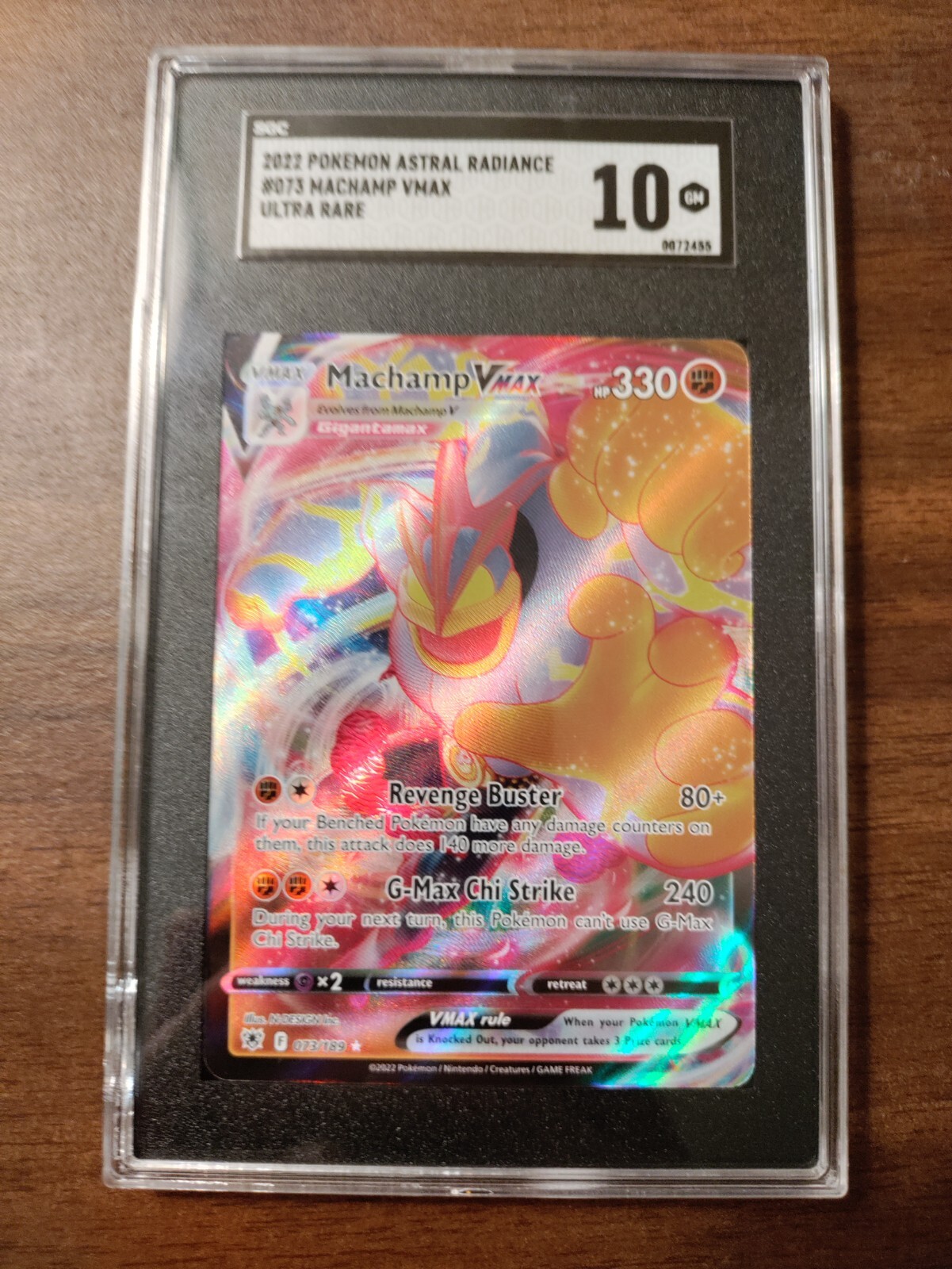 Pokémon TCG Machamp VMAX Astral Radiance 073/189 Holo Ultra Rare for ...