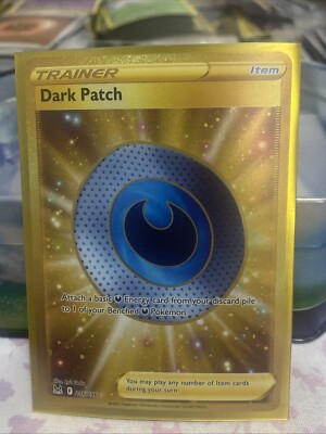 Dark Patch 216/196 - Gold Secret Rare Trainer - Lost Origin Pokémon TCG ...