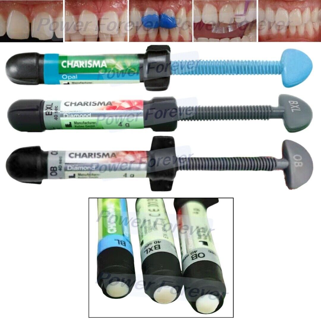 3Sizes Dental KULZER CHARISMA Composite Syringe Light Cure Resin OB/BL ...