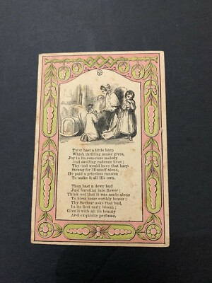 c.1900 Children Praying Christian Religious Card | eBay