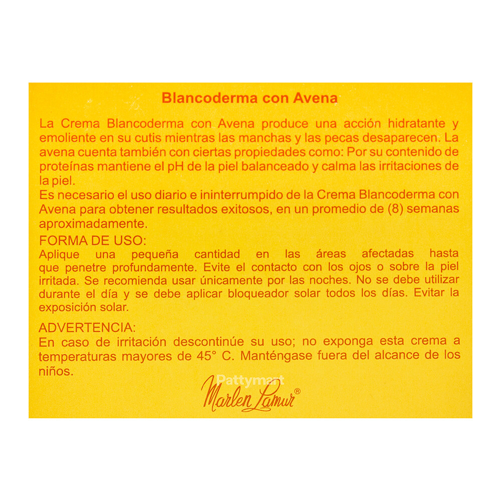 Blancoderma - Avena Moisturizing Regenerating and Skin Cream 2.5oz for ...