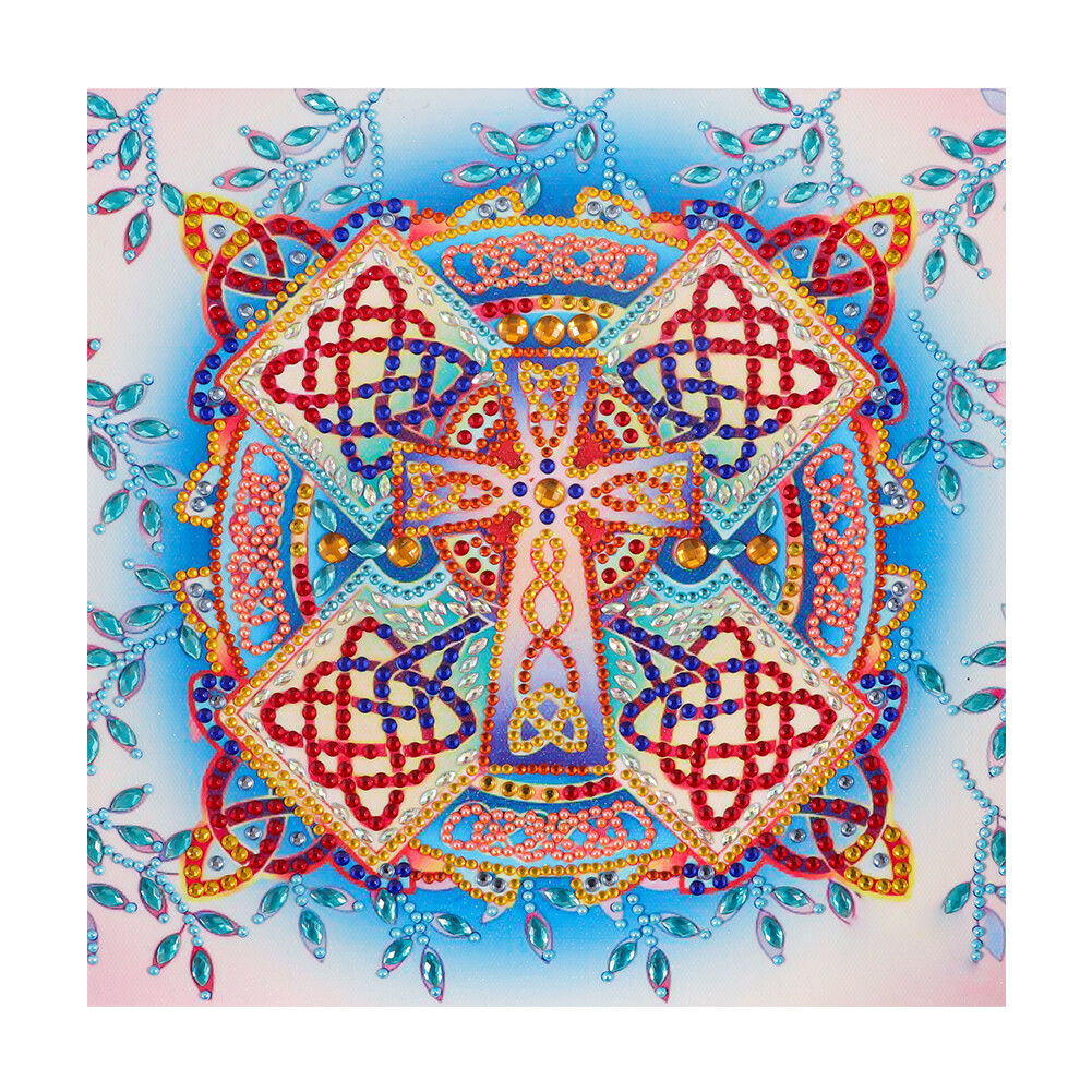 DIY 5D Mosaic Mandala Flower Drawing Part Special Shape Rhinestone ...