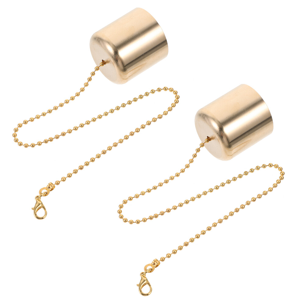 2 Pcs Candle Fire Brass Lampshade Flame Safety Snuffer Cap Small | eBay