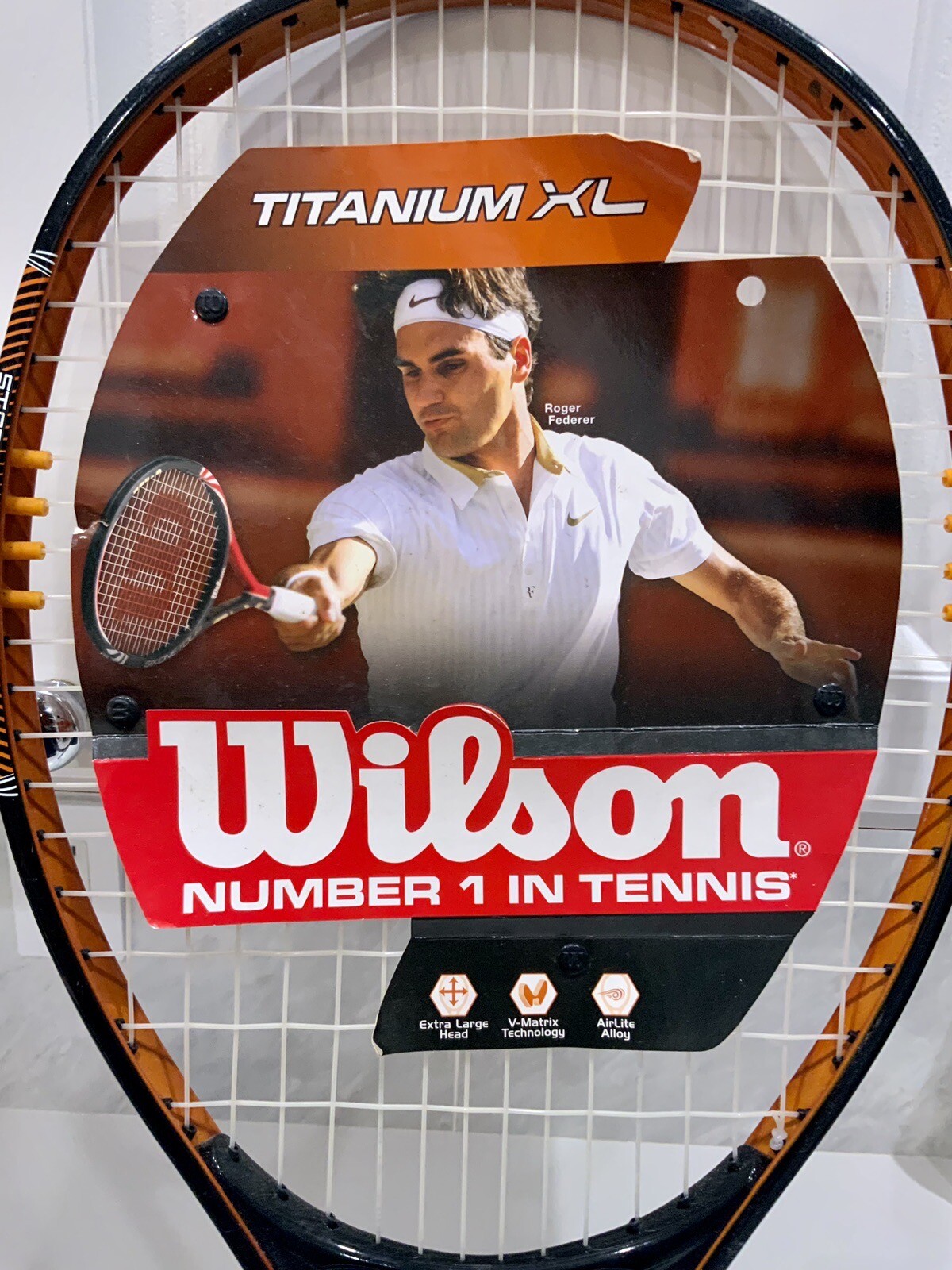 2 Wilson V-matrix Titanium XL Adult 27 1/2 Tennis Racquets Racket 4 3/8 ...