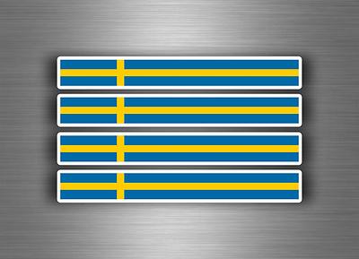 4x sticker decal car stripe motorcycle racing flag bike moto tuning ...