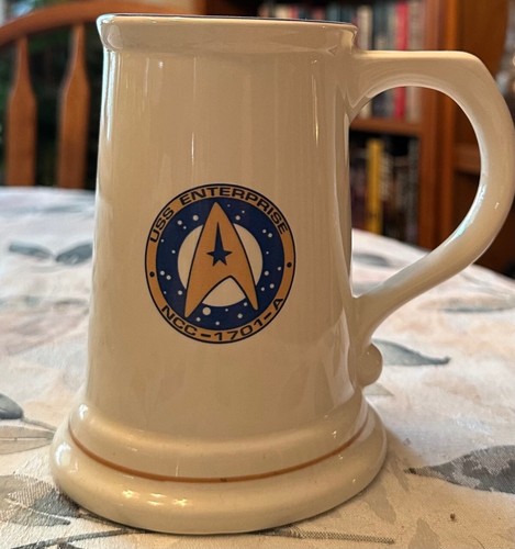 Pfaltzgraff Star Trek VI -USS Enterprise Stoneware Drinking/Beer Mug | eBay