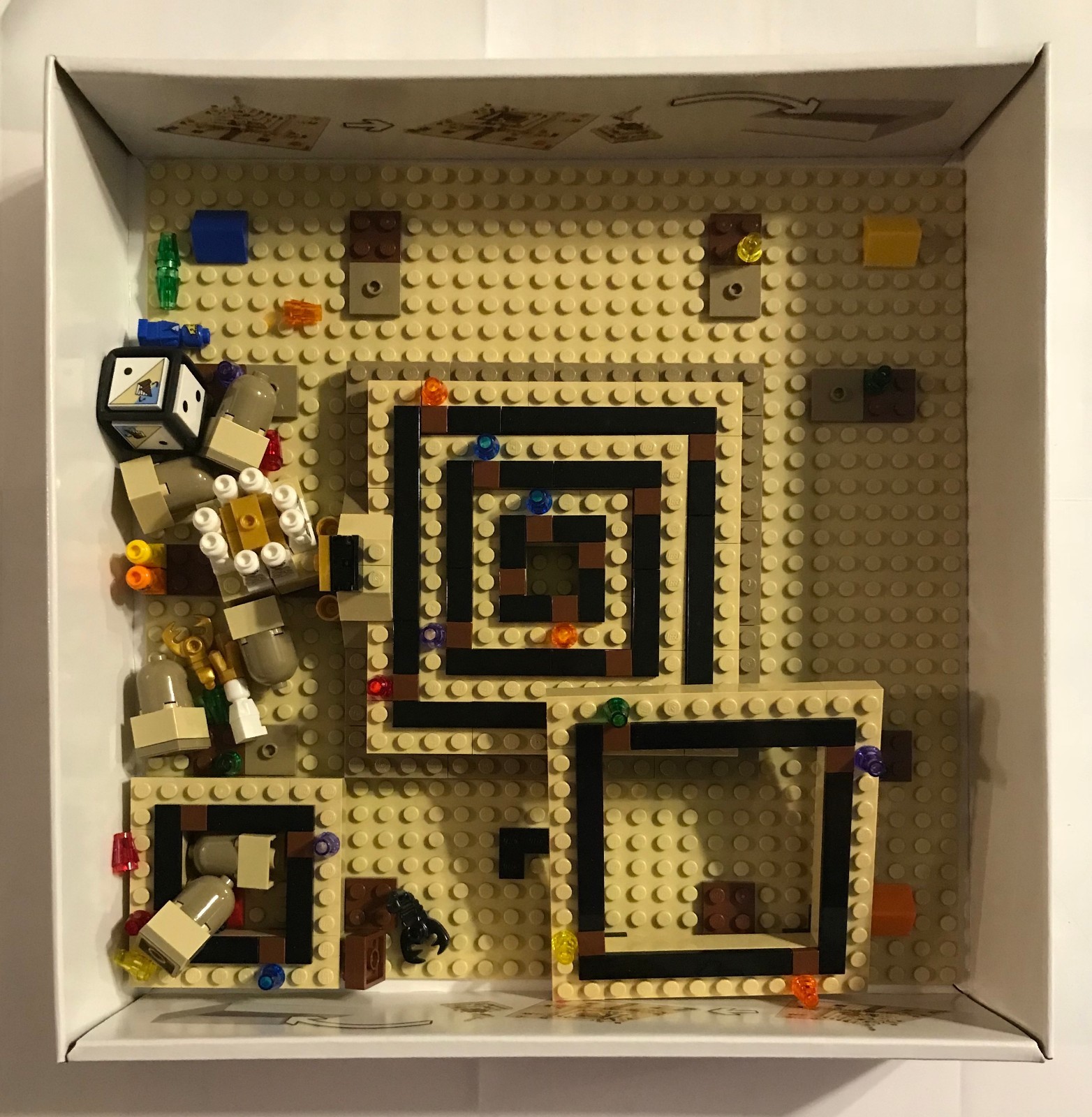 LEGO Ramses Pyramid 217 pcs. 13 microfigures no. 3843 USED #3486 ...