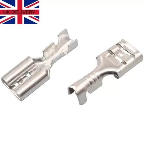 10x high temperature heat resistant uninsulated 4.8mm spade terminal ...