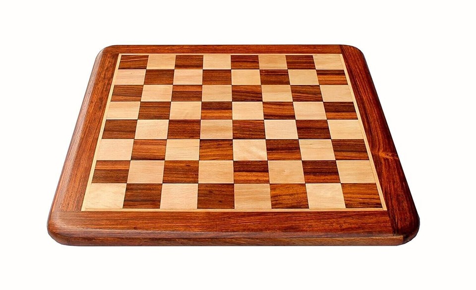 21" X 21" Professional Collectible Wooden Chess Game Board Without ...