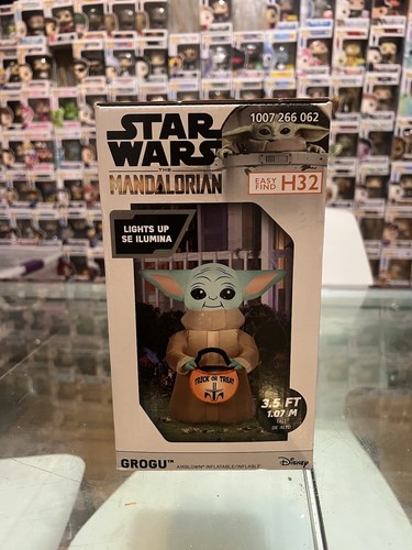 The Child Baby Yoda Grogu Mandalorian Star Wars 4.5 FT Inflatable ...