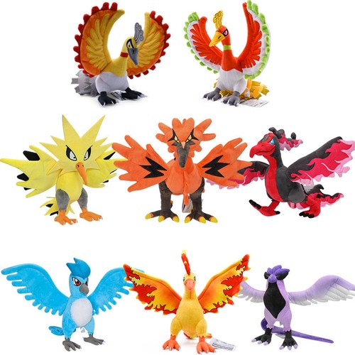 Galarian Zapdos Articuno Moltres Shiny Ho-Oh Plush Stuffed Doll Toys ...