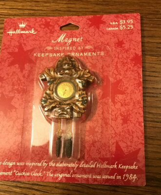 Hallmark MAGNET Inspired by Keepsake Ornaments / CUCKOO CLOCK 1984 ...
