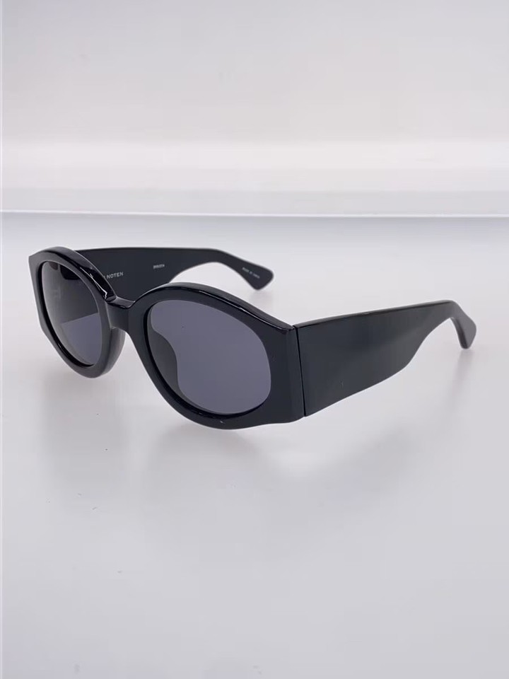 DRIES VAN NOTEN Men's Oval Plastic Sunglasses in Black and Green, Size ...
