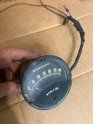 64 65 1965 FORD MUSTANG GT 6K TACHOMETER FOR RALLY PAC C5ZZ-17360-A 260 ...