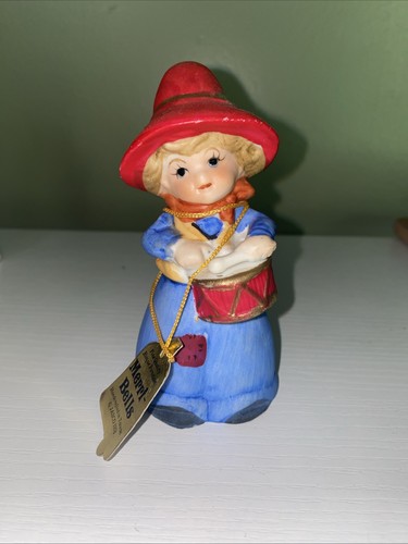 1978 Vintage Jasco Merri Bells Bisque Porcelain Little Drummer Boy Bell ...