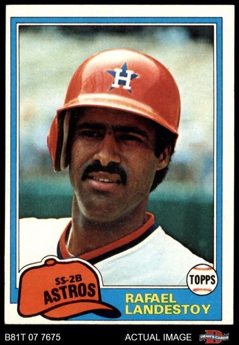1981 Topps #597 Rafael Landestoy Astros 5 - EX | eBay